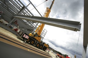 Trinity Walk steel frame on target – newsteelconstruction.com