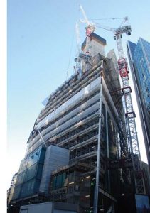 London’s Scalpel building takes shape – newsteelconstruction.com