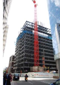 Steel rises up on Aldgate tower – newsteelconstruction.com